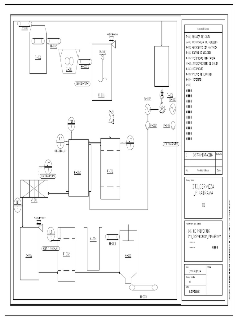 Prueba13-Pid Iso A1 Title Block | PDF