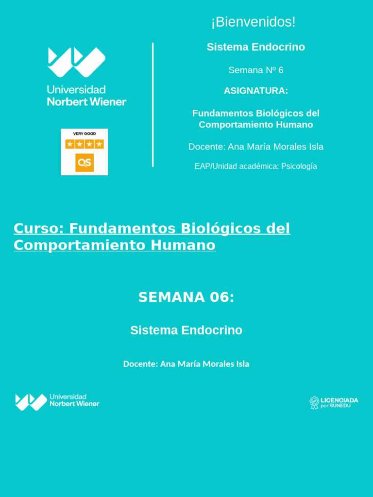 FBCH S6-1 | PDF | Hormona | Sistema endocrino