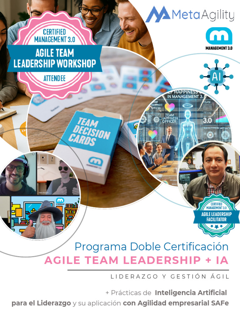 Agile Team Leadership + IA M30 Brochure | PDF | Inteligencia artificial ...