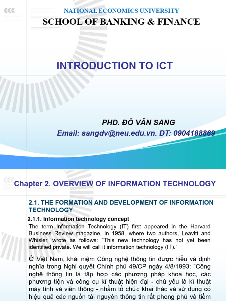2 - Lesson 2 - Chapter2 OVERVIEW OF INFORMATION TECHNOLOGY | PDF