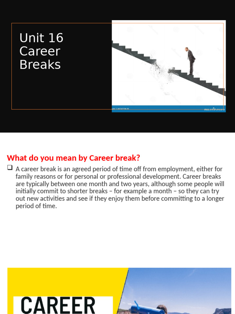 Understanding Career Breaks and Their Impact | PDF | Verb | Grammar