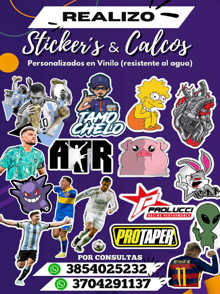 CATÁLOGO de Stickers | PDF