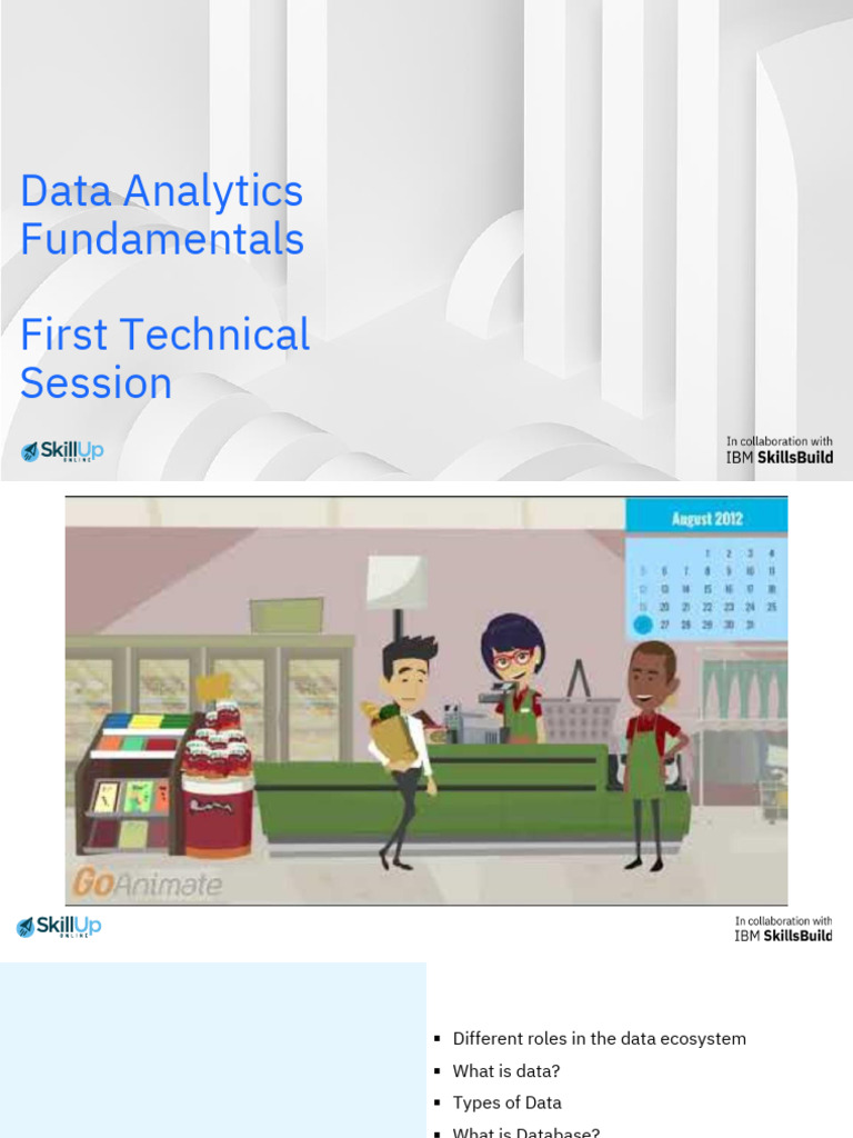 4 Weeks Session 1 DA Fundamentals | PDF | Databases | Sql