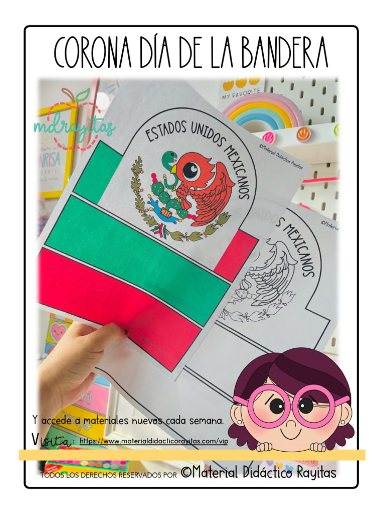 Corona Día de la Bandera - Material Didáctico | PDF