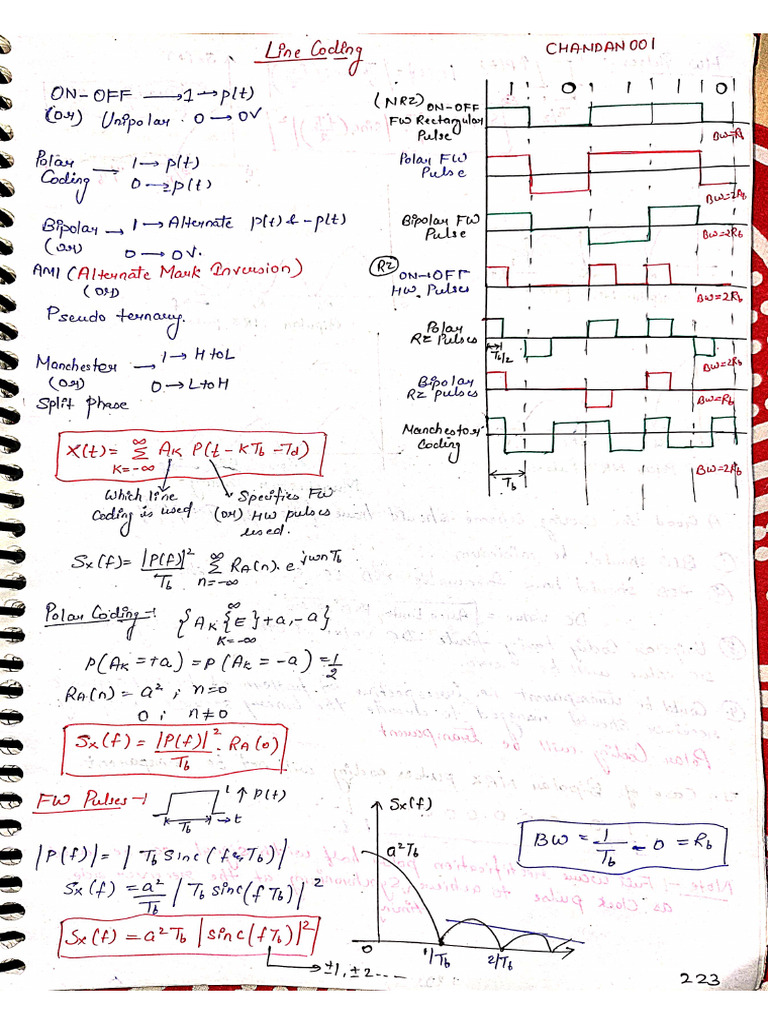 Line Coding | PDF