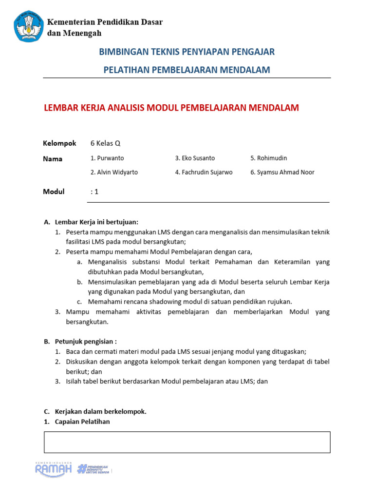 Analisis Modul 1 - Eko Susanto | PDF