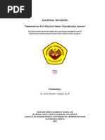 Klasifikasi ASA dalam Anestesiologi | PDF