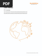 SG25 30 33 36 40 50CX-P2-User-Manual | PDF | Power Inverter | Photovoltaics