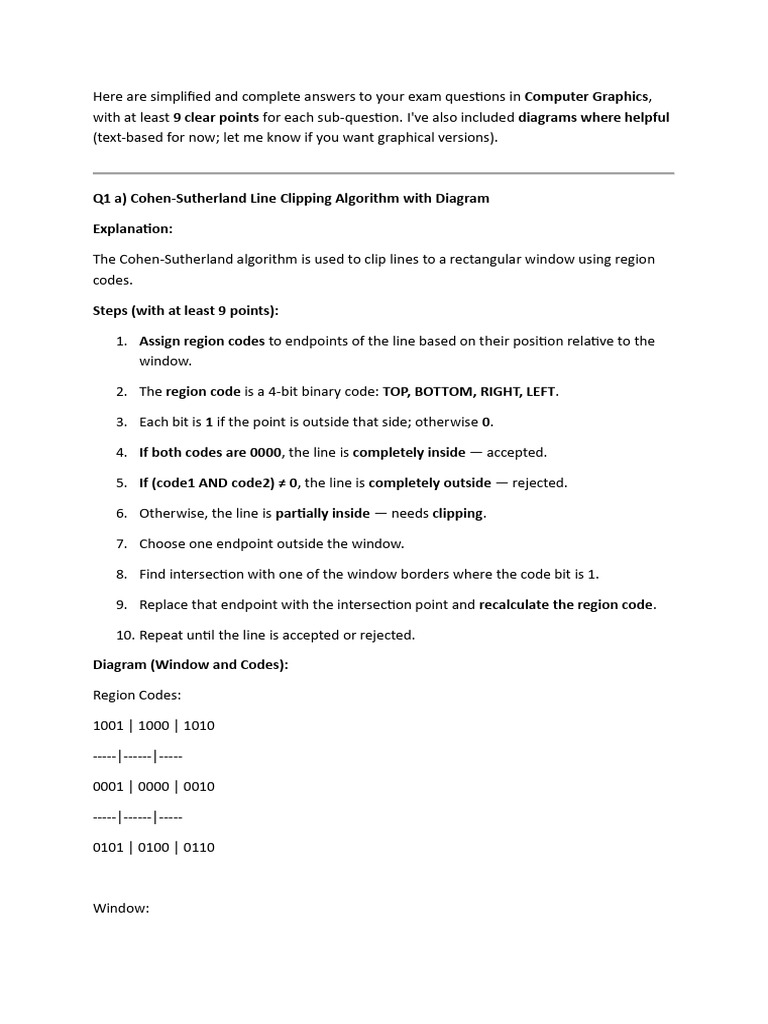 CG Aiml QP Ans All - 250602 - 190005 | PDF | Virtual Reality | Fractal