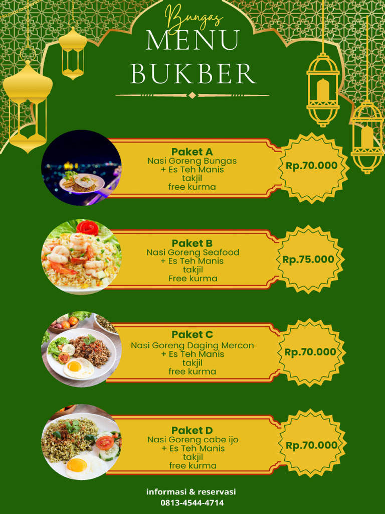 Menu Buber | PDF