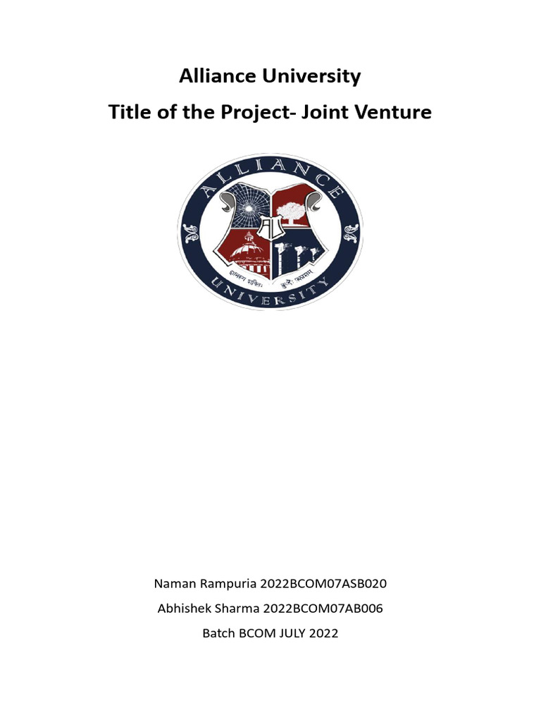 Guide to Joint Ventures Explained | PDF | Joint Venture | Partnership