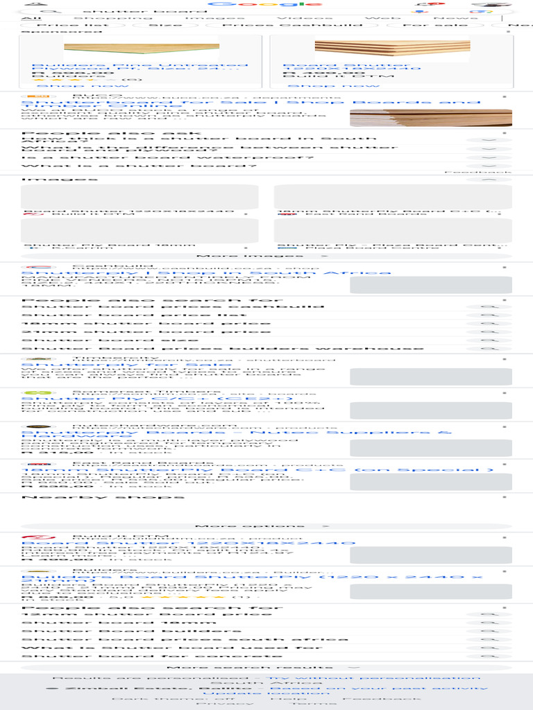 Shutter Board - Google Search | PDF | Plywood | Wood Products