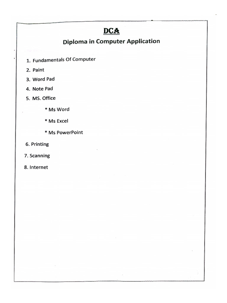 Dca | PDF