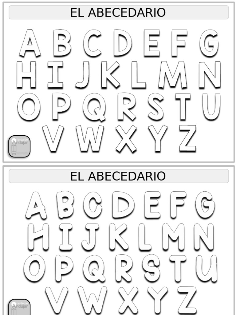 Abecedario para Ninos Vamos A Colorear | PDF