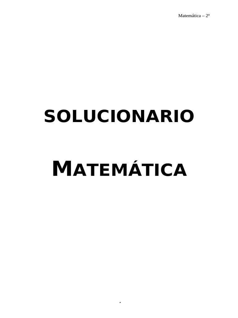 Solu Mat | PDF