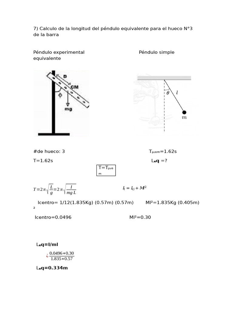 Calculo de La Long Eq | PDF