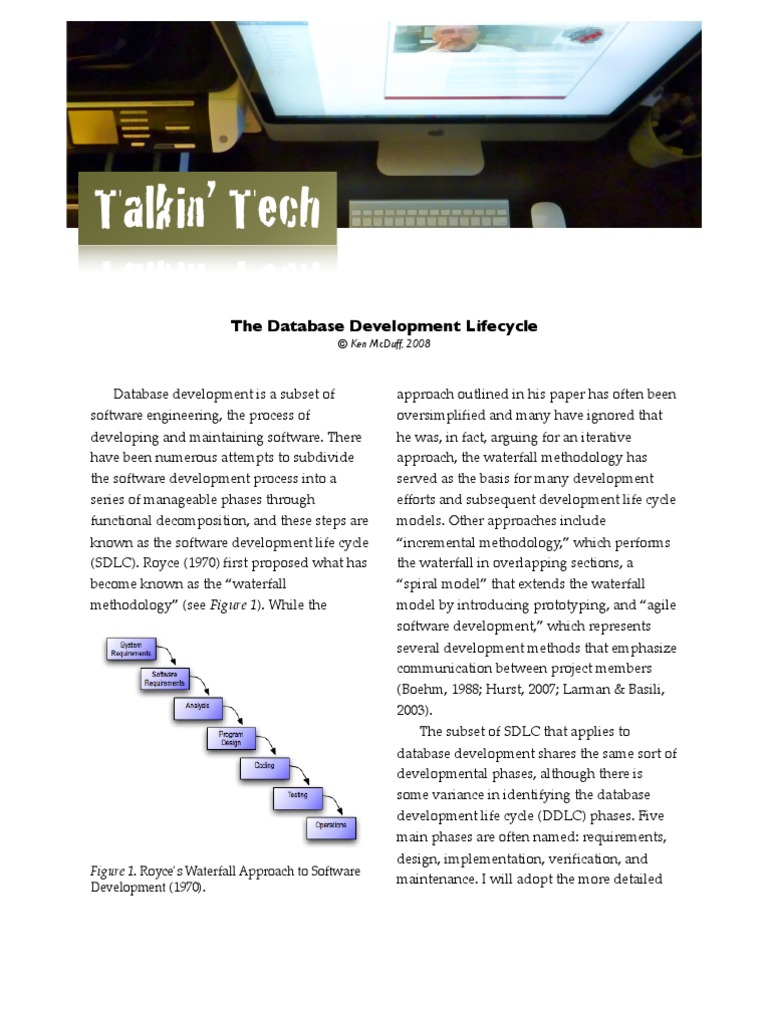 The Database Development Lifecycle | PDF | Software Development Process | Databases