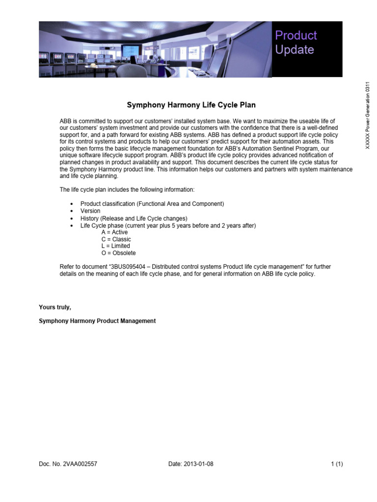 Symphony Harmony Product Life Cycle Plan | PDF | Product Lifecycle ...