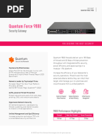 Security Gateway Datasheet | PDF | Firewall (Computing) | Computer Security