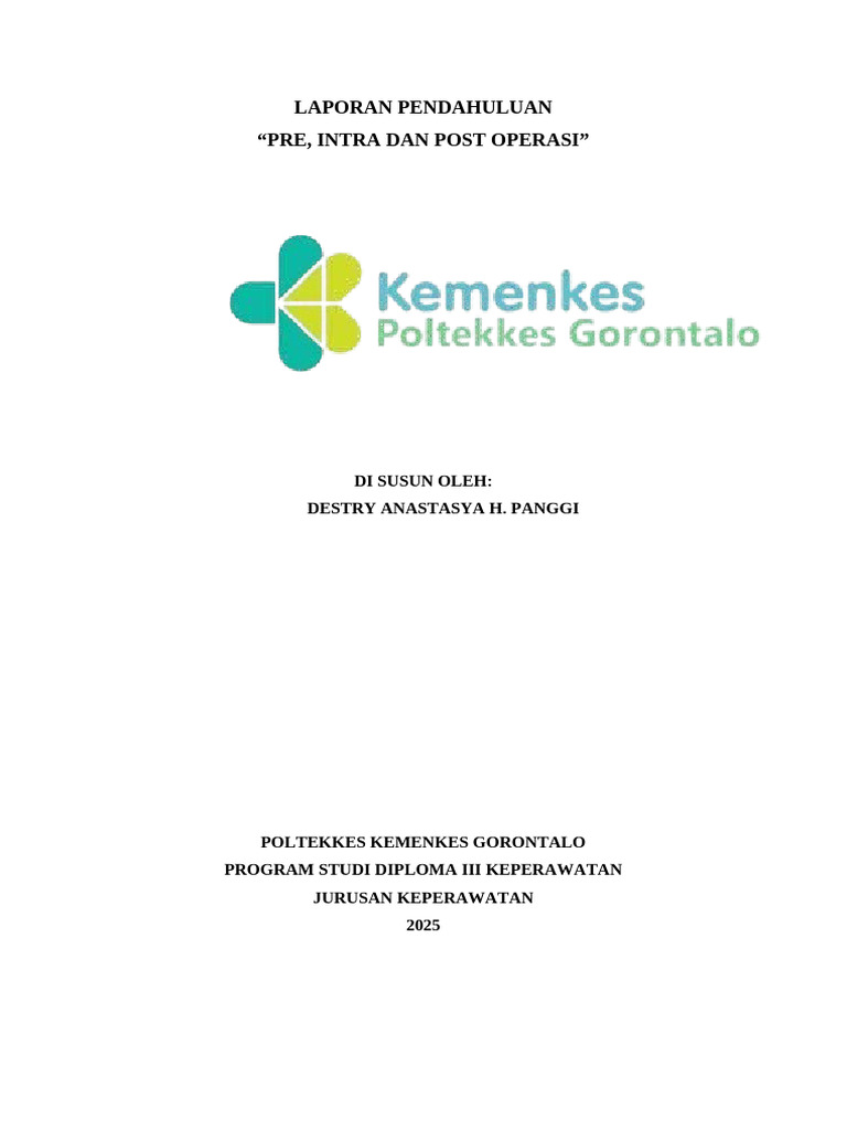 LP Pre, Intra, Post Op Des | PDF