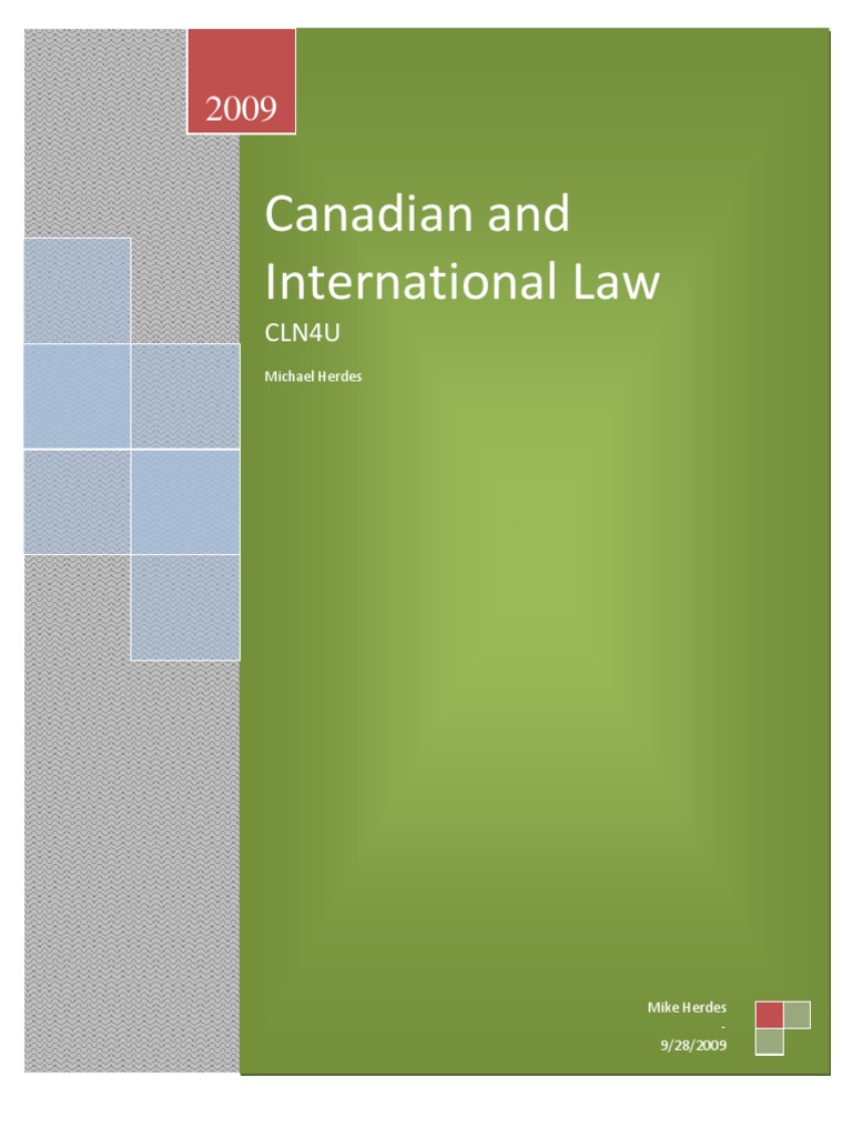 Canadian and International Law CLN4U | PDF | Jurisprudence | John Locke