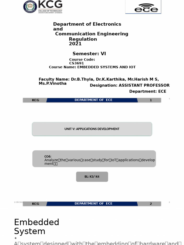 5.1 Embedded Systems Design and Development | PDF | Electromagnetism ...
