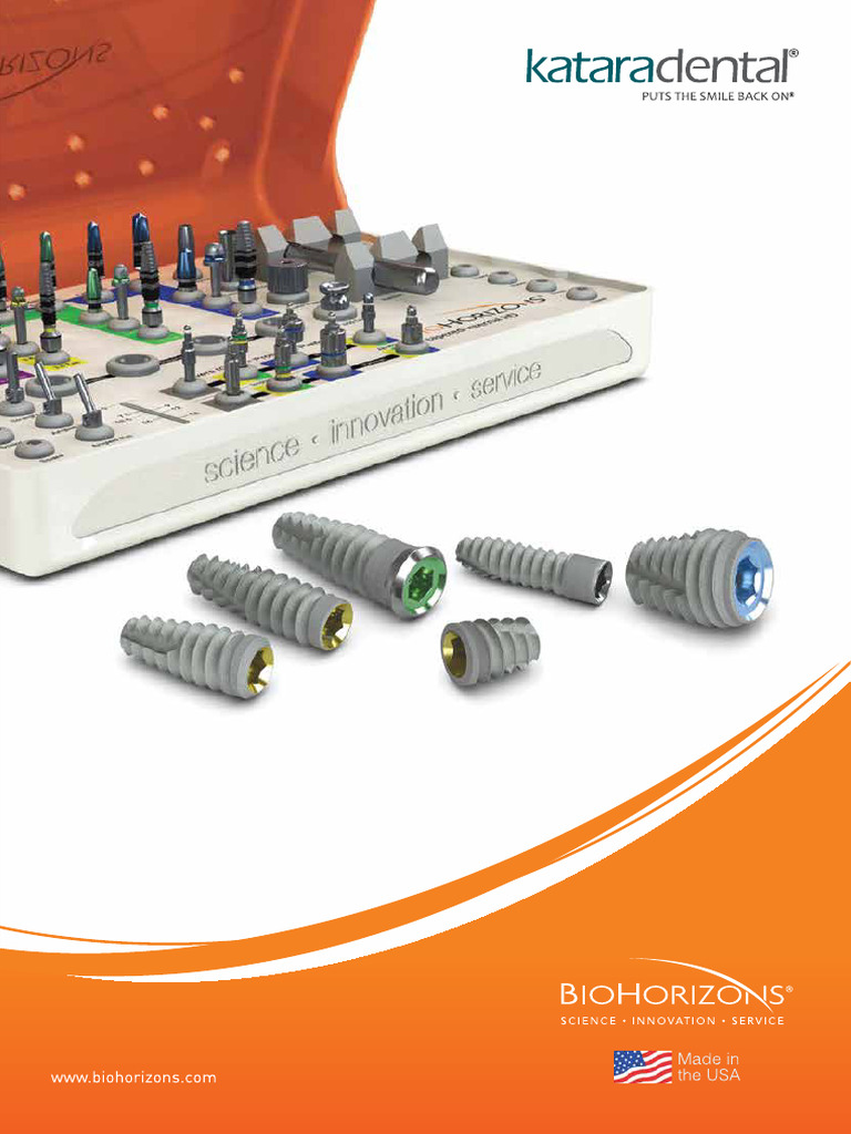 BioHorizons Implant Catalog Overview | PDF | Metals | Titanium