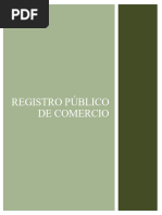 Registro Publico de Comercio | PDF | Economias