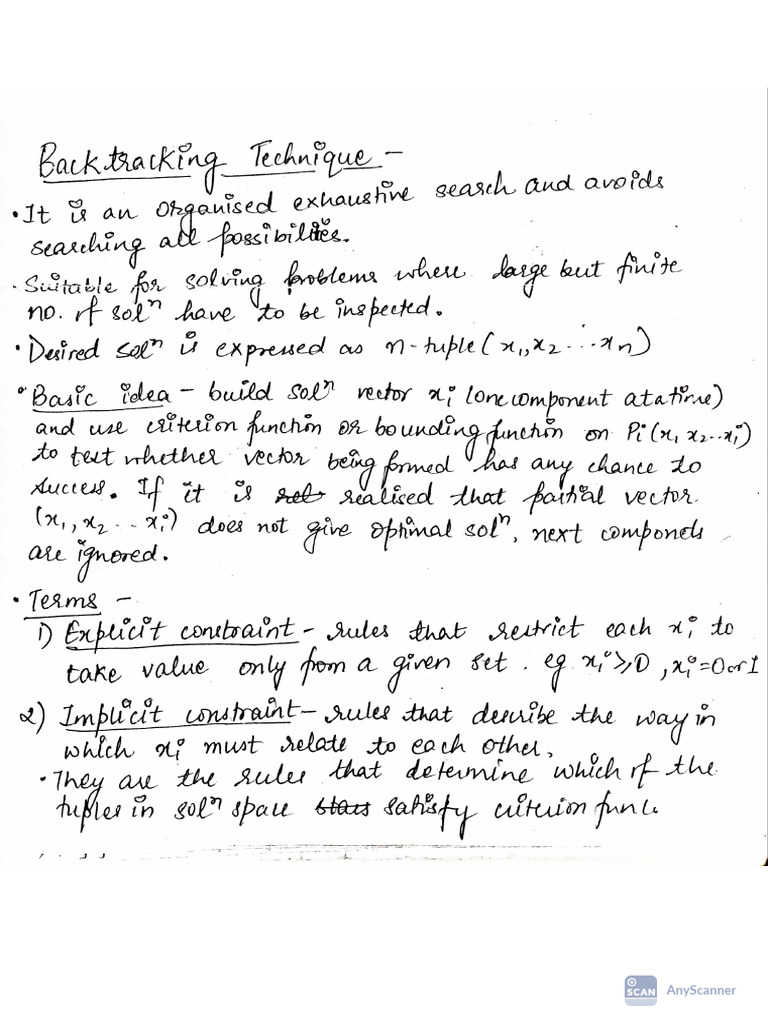 Backtracking & Branch and Bound | PDF