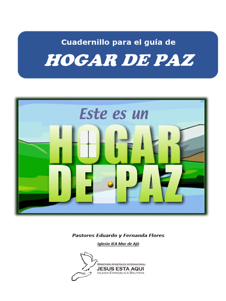 Cuadernillo Hogar de Paz Final 2024 | PDF