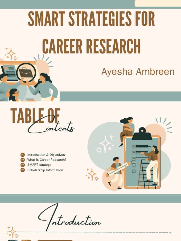 SMART Startegies For Career Research | PDF