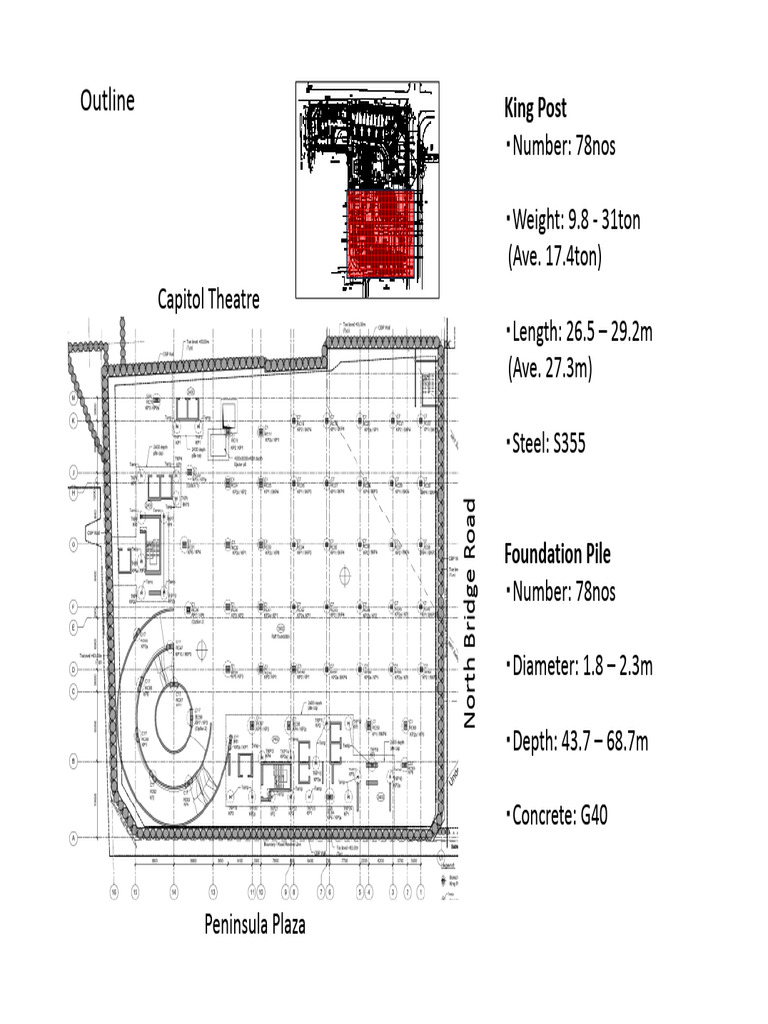 King Post Installation Procedures | PDF | Crane (Machine) | Beam ...
