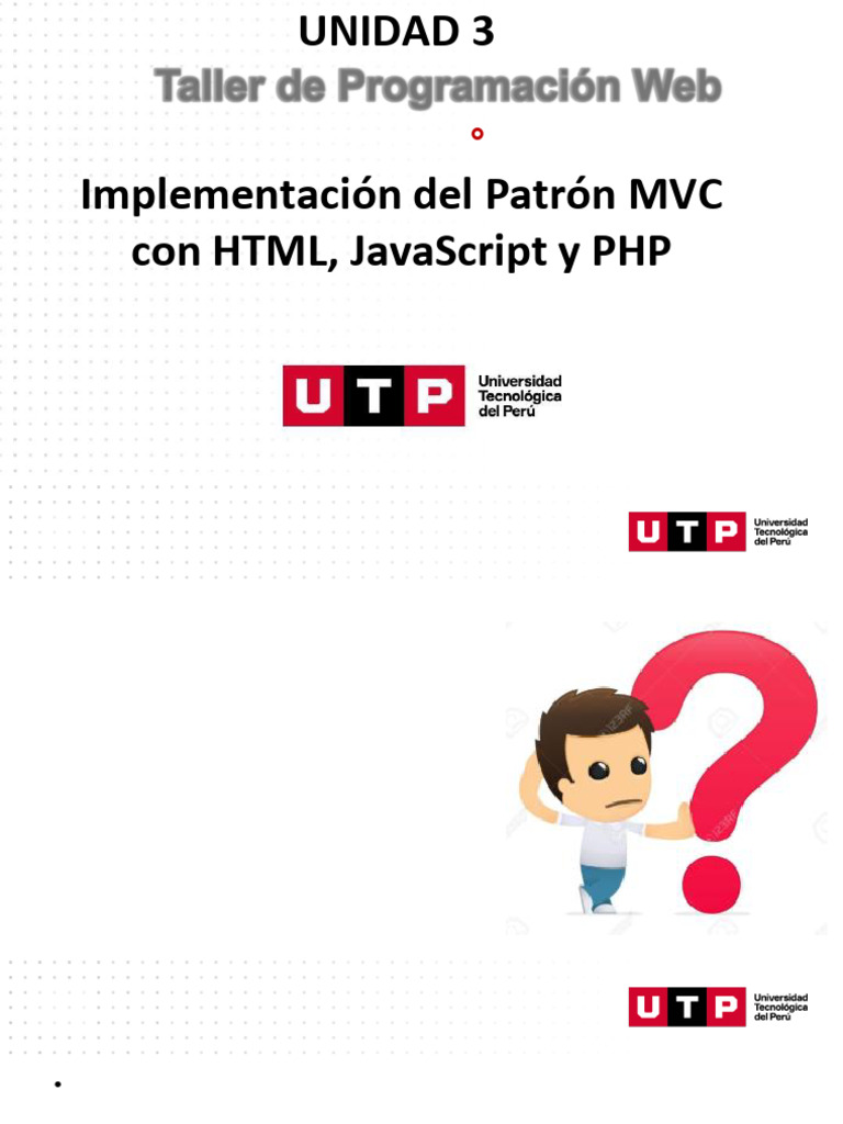 Semana 14 - TPW | PDF | Modelo – Vista – Controlador | Php