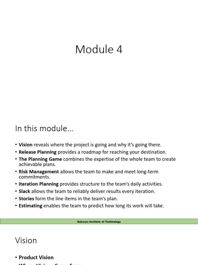 Project Vision and Planning Strategies | PDF | Risk | Risk Management
