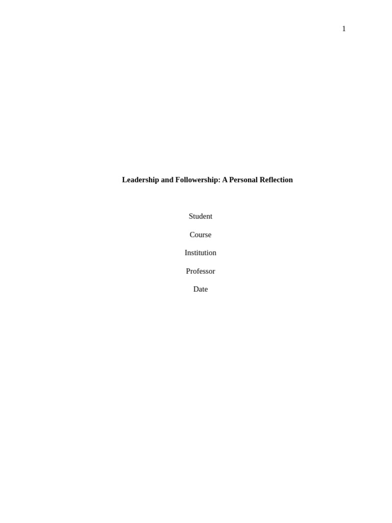 Revised Leadership and Followership..Edited | PDF | Leadership | Bible