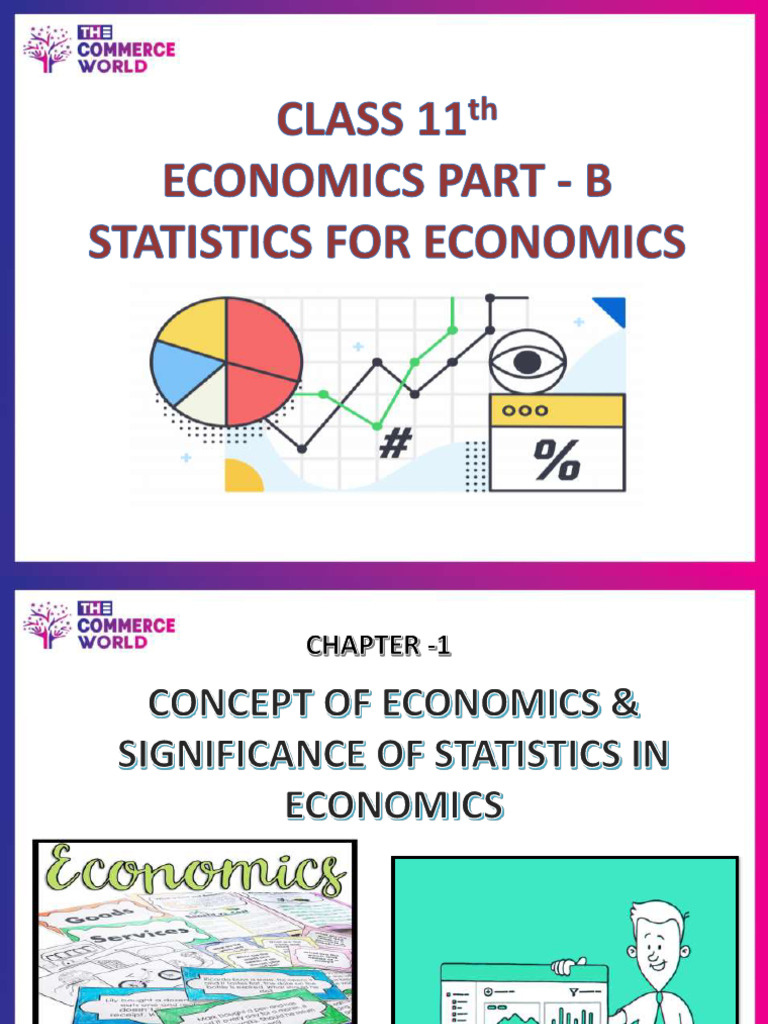C11 TCW - Chapter 1 Statistics For Economics | PDF | Statistics | Economics