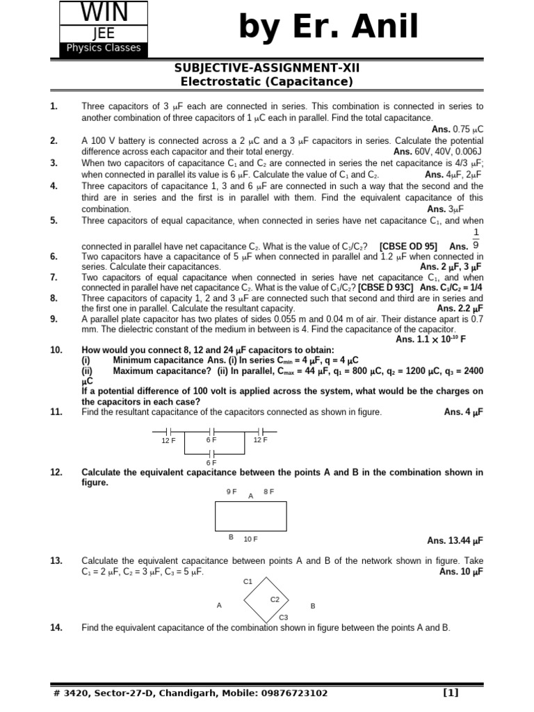 Sub Electrostatic Capacitance Pdf Capacitance Capacitor 5963