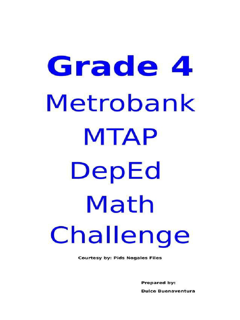 Mtap Reviewerrrr | PDF