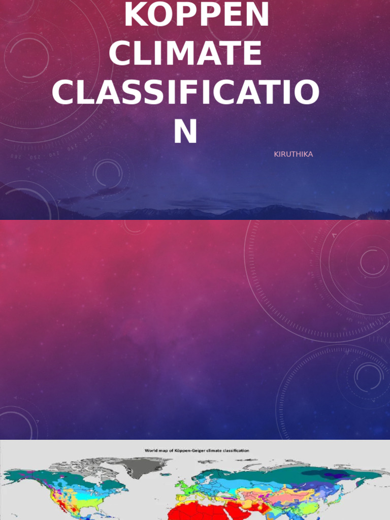 Koppen Climate Classification | PDF