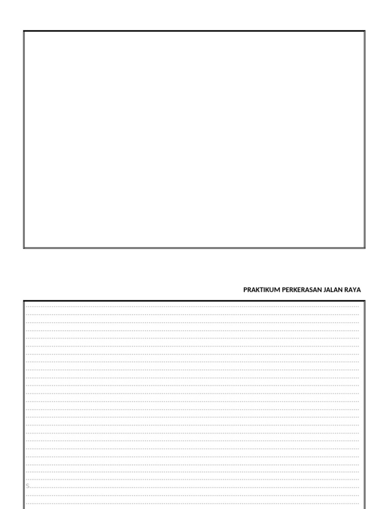 Format Kertas Laporan Praktikum Pjr-2 | PDF