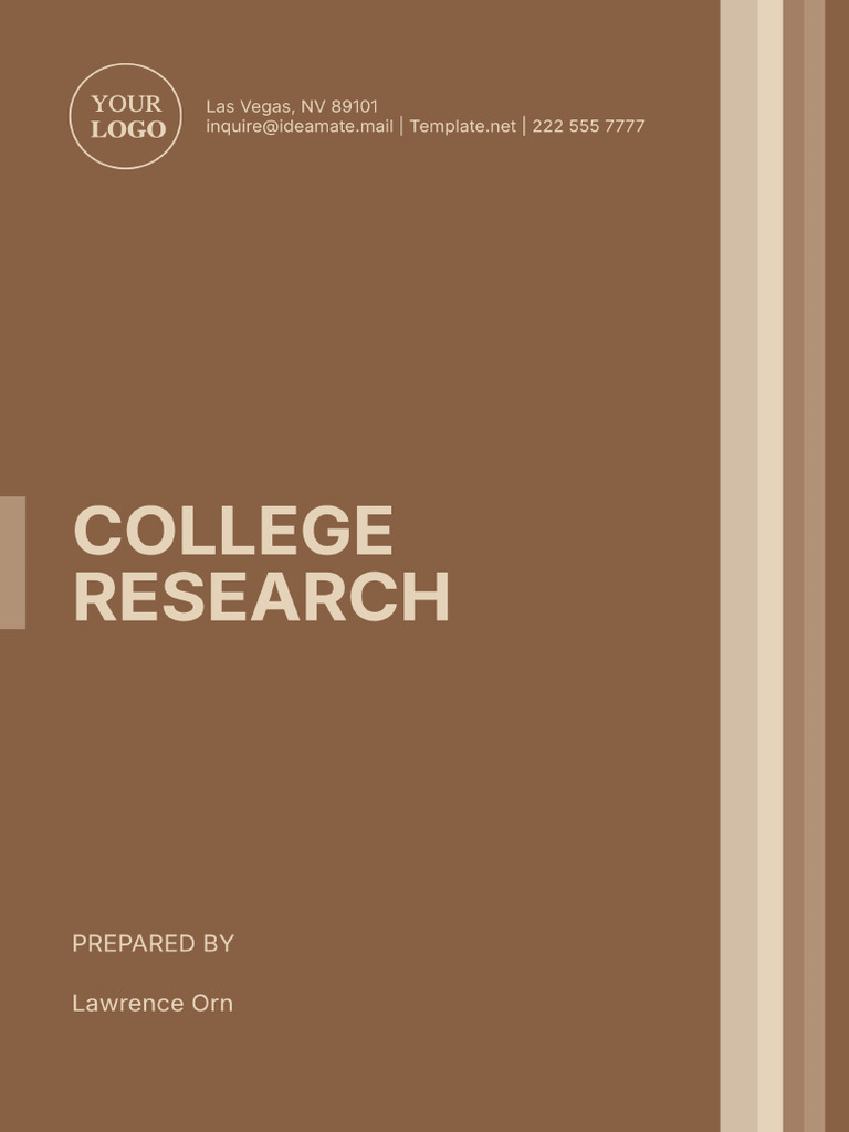 Free College Research Template | PDF