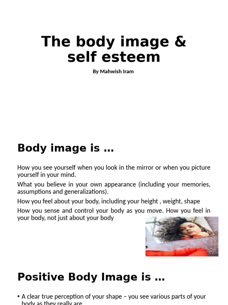 Body Image & Self Esteem | PDF | Body Image | Psychological Resilience