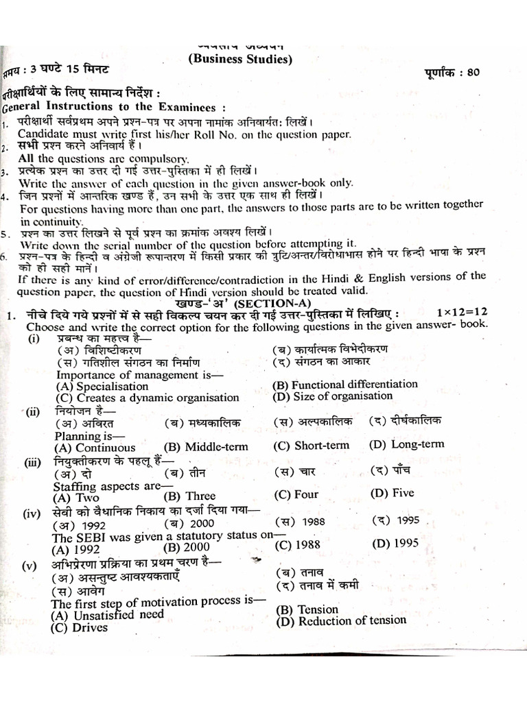 Businessman Management Paper | PDF