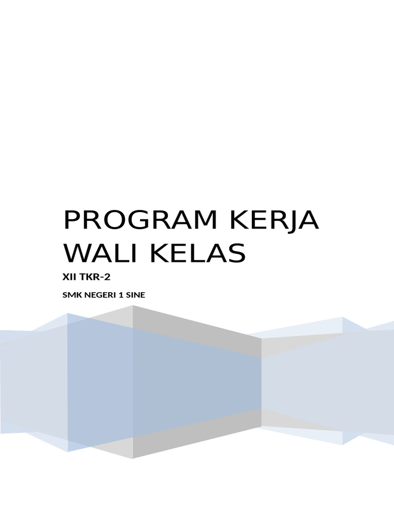 III.3 Program Wali Kelas | PDF