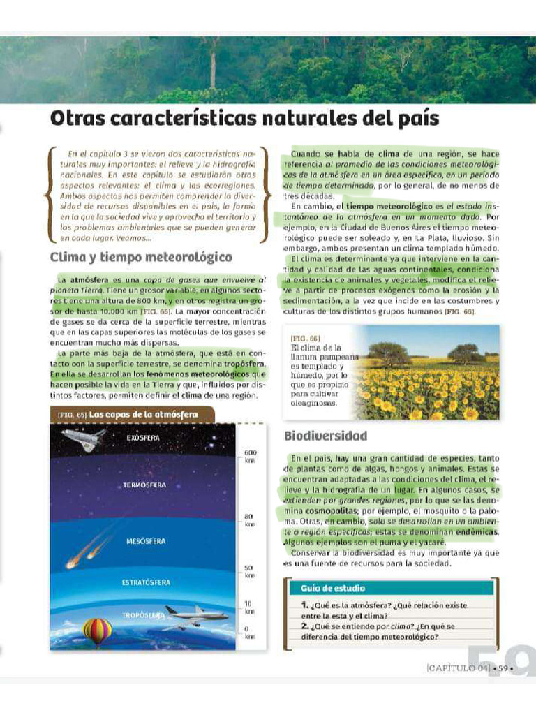 GEOGRAFÍA 3. Clima y Bioma | PDF