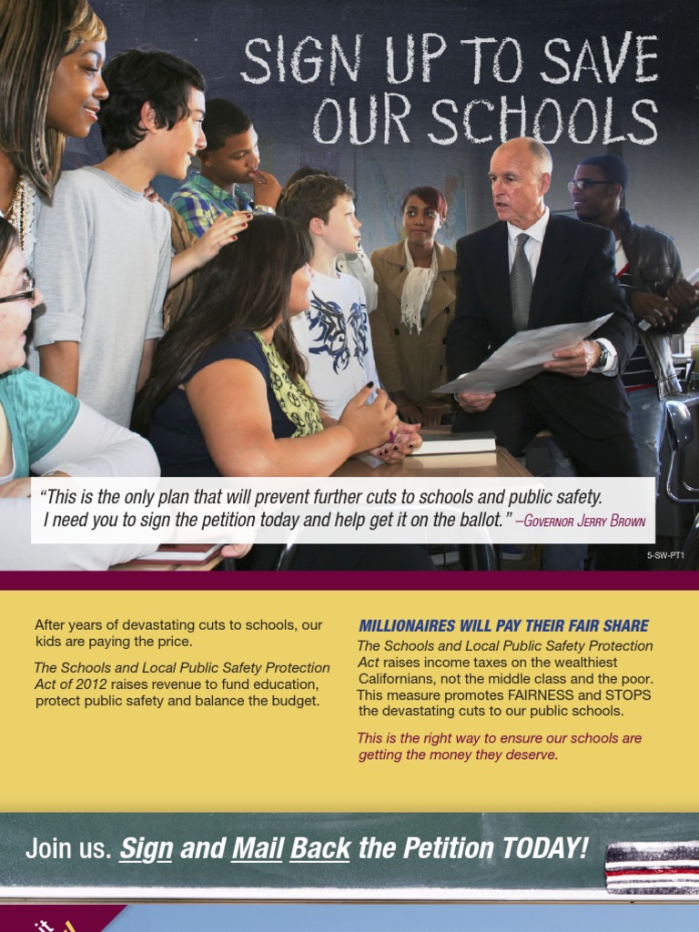 Save Schools: Sign the Petition Now | PDF | Social Science | Wellness