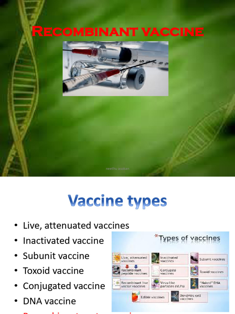 Recombinant Vaccine Technology | PDF | Vaccines | Viral Vector