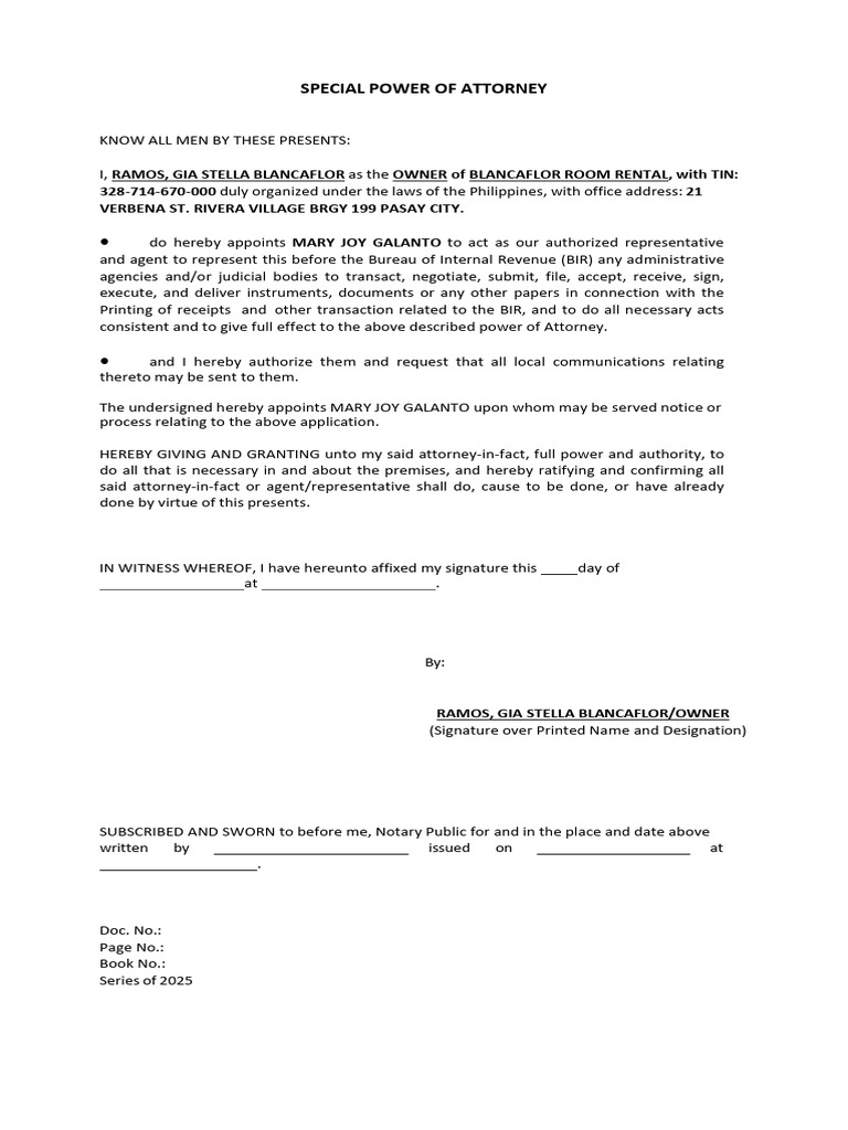 For E-Sign - Printing of Receipts Spa | PDF