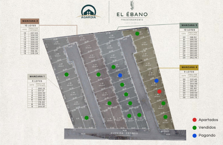 Plano Actualizado Fracc. El Ébano | PDF
