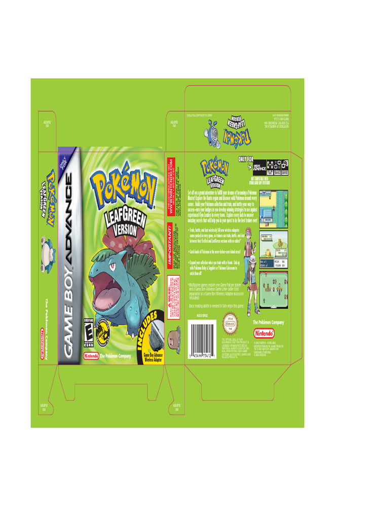 Bpge PKG Cmyk 0607 | PDF | Pokémon | Video Game Development Companies